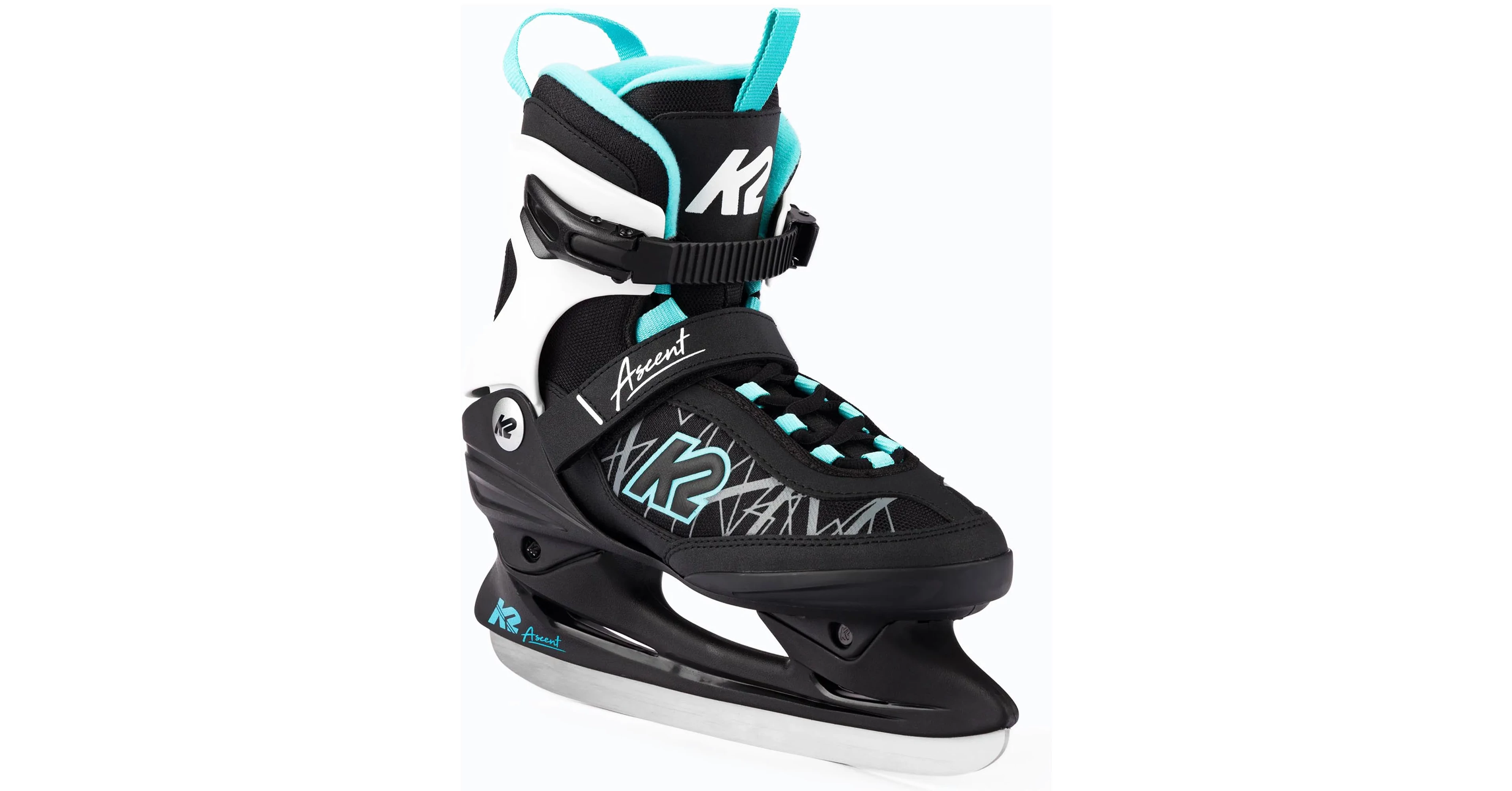 Női Kényelmes Hobbi Jégkorcsolya | K2 Ascent Ice black/blue